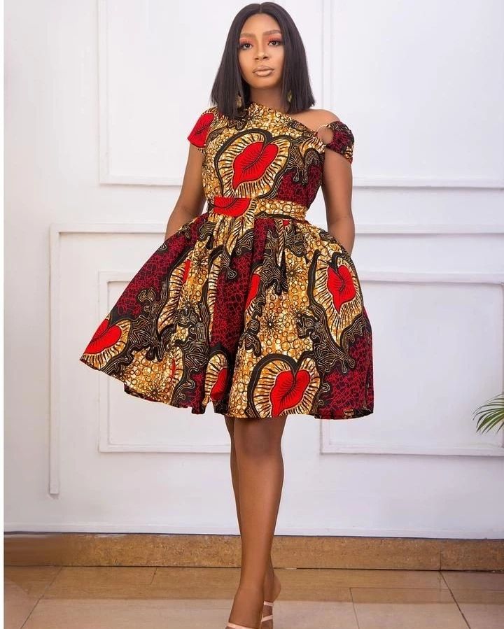 Elegant Ankara Short Gown Styles You Can Slay With - OD9JASTYLES