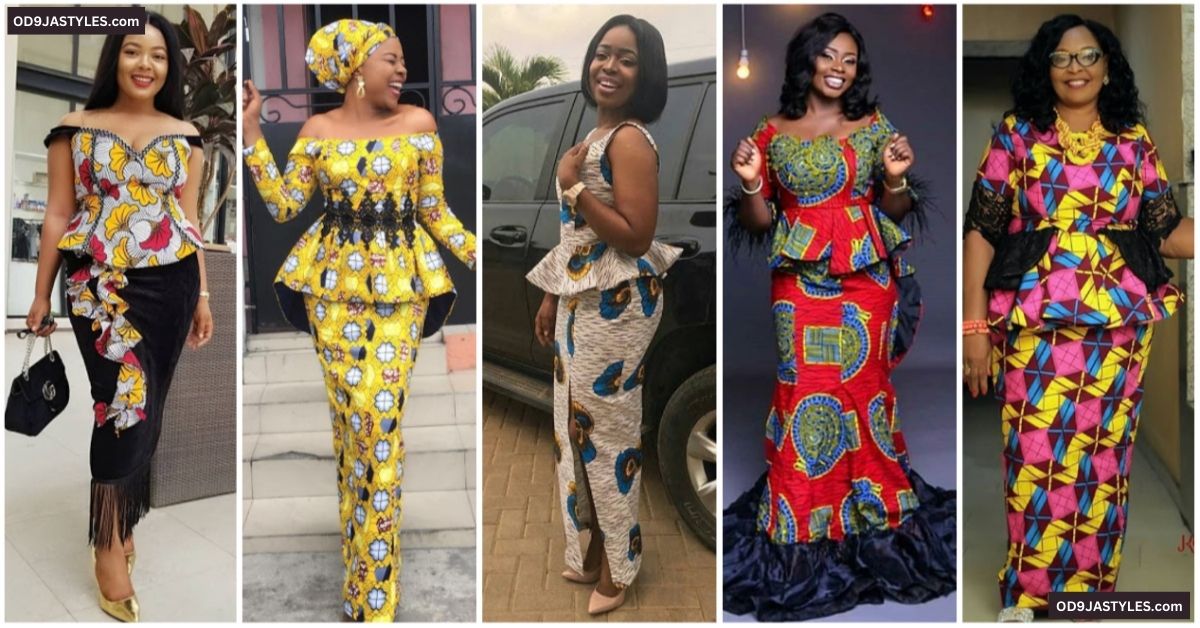 Chic and Beautiful Ankara Skirt And Blouse Styles to Wear - OD9JASTYLES