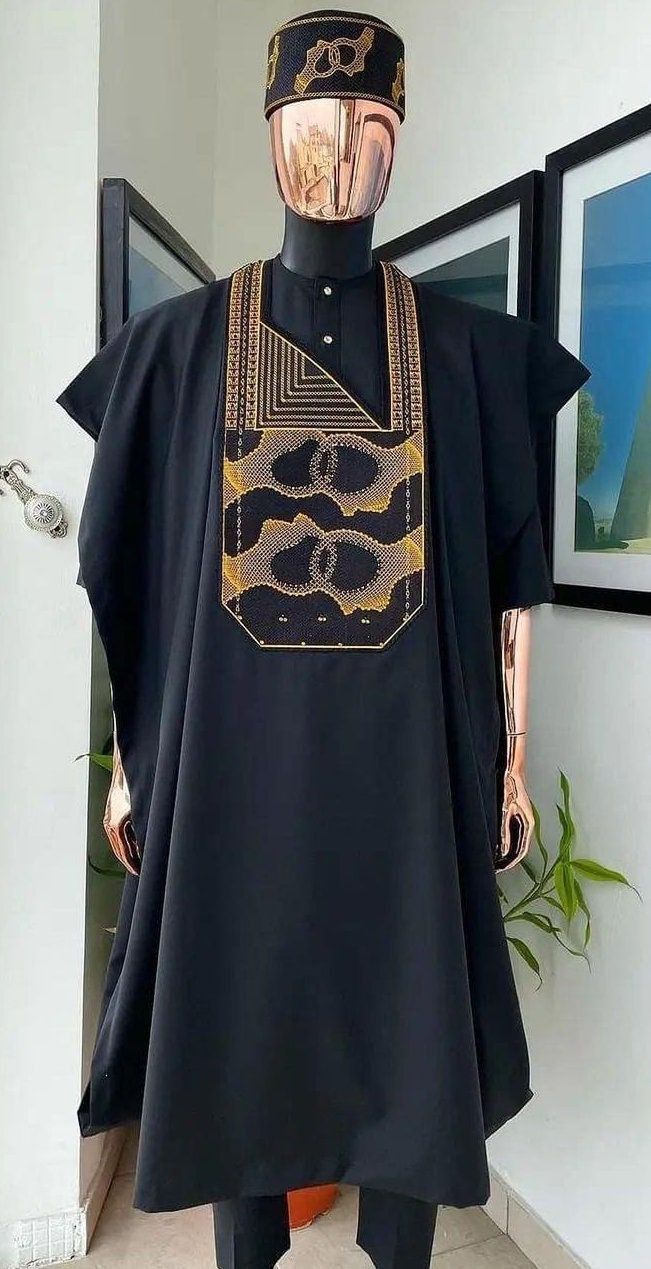 50 Pictures: Latest Agbada Styles For Men: Fashion Styles for Owambe Guys