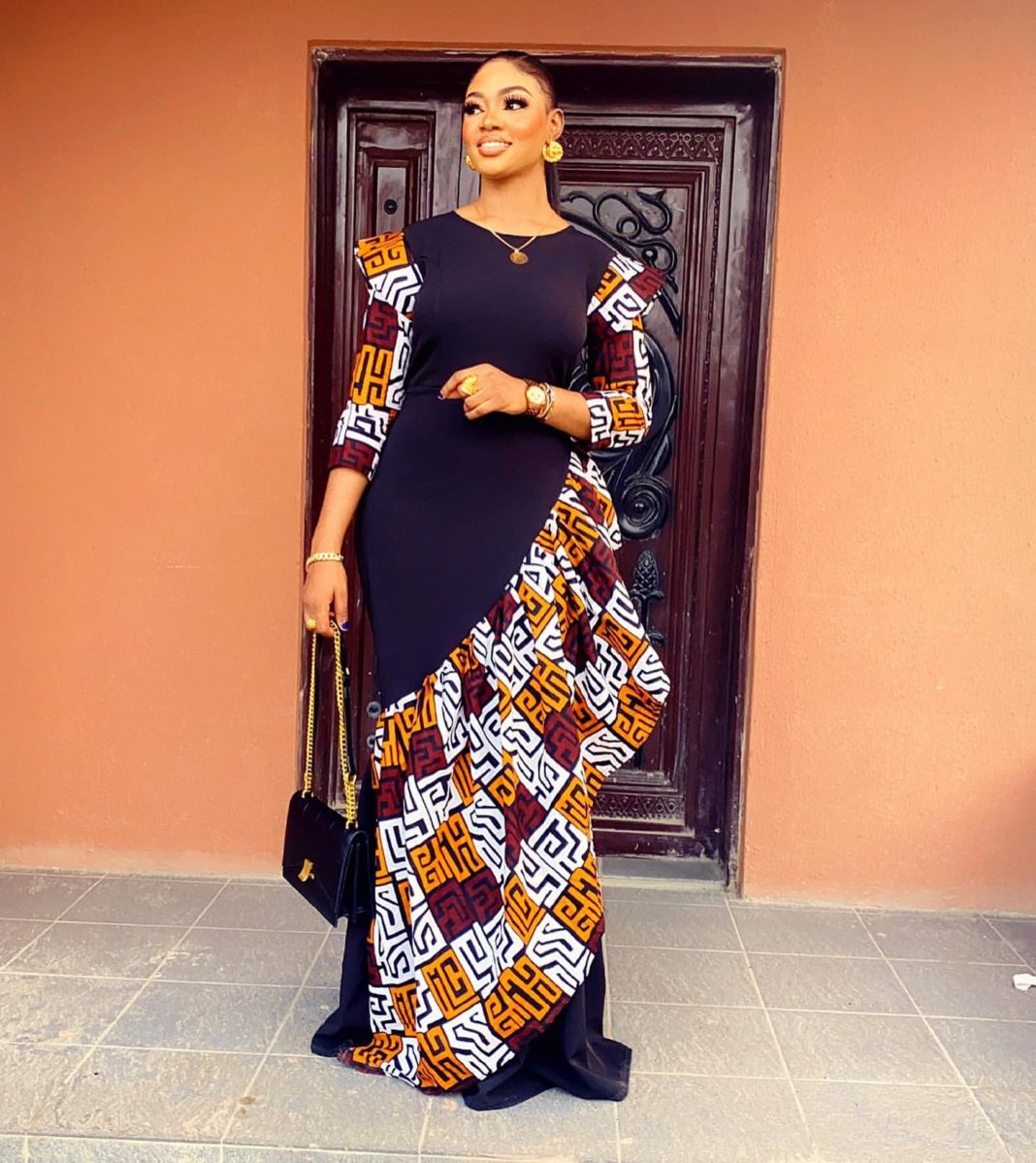 Latest Ankara Straight Long Gown Styles- See 40 Special Ankara Long ...