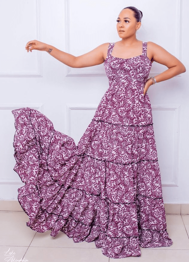 30 Stylish Maxi Gown Styles Suitable for Fashionable Mothers, Wives ...