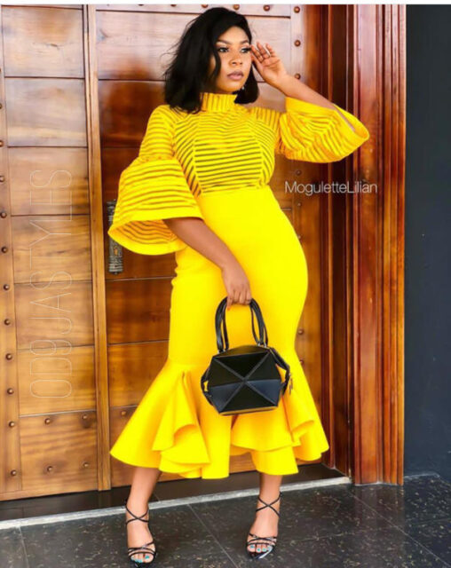 Captivating Yellow Dress Styles For Your Next Occasion/Party - OD9JASTYLES