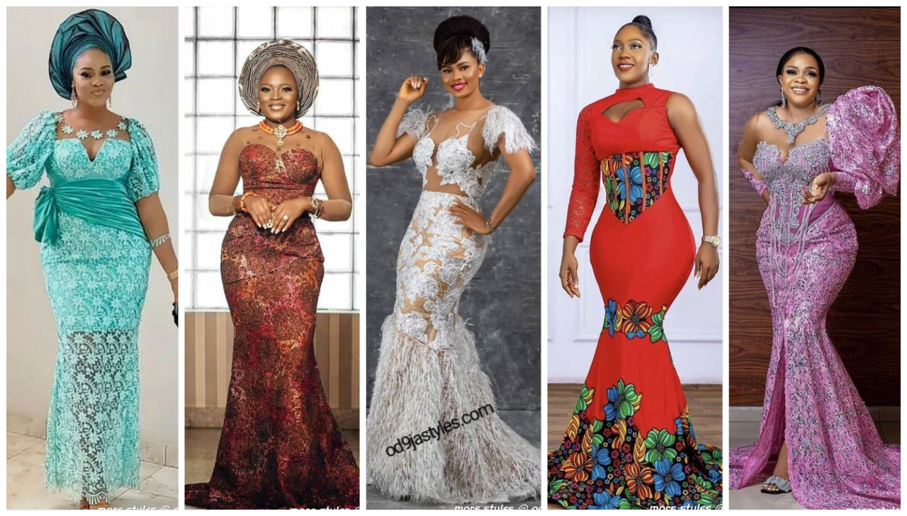 Dazzling and Stylish Long Gown Styles For Classy Ladies - OD9JASTYLES