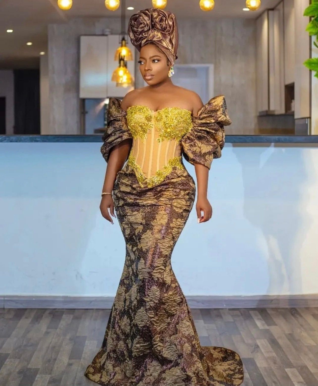 35+Fabulous Aso-Ebi Styles For Stylish Owambe Party - OD9JASTYLES