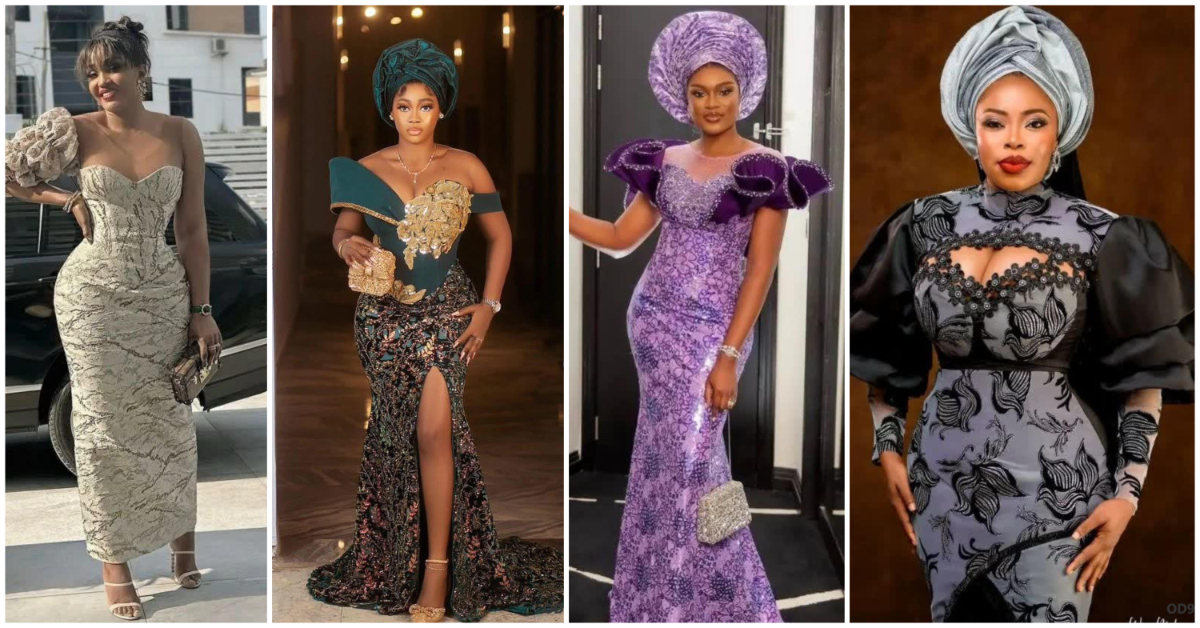 Trendy and Best Aso Ebi Styles for Wedding Guests - OD9JASTYLES