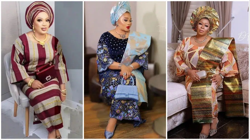 Trendy Style of Aso Oke for Yoruba Traditional Wedding - OD9JASTYLES