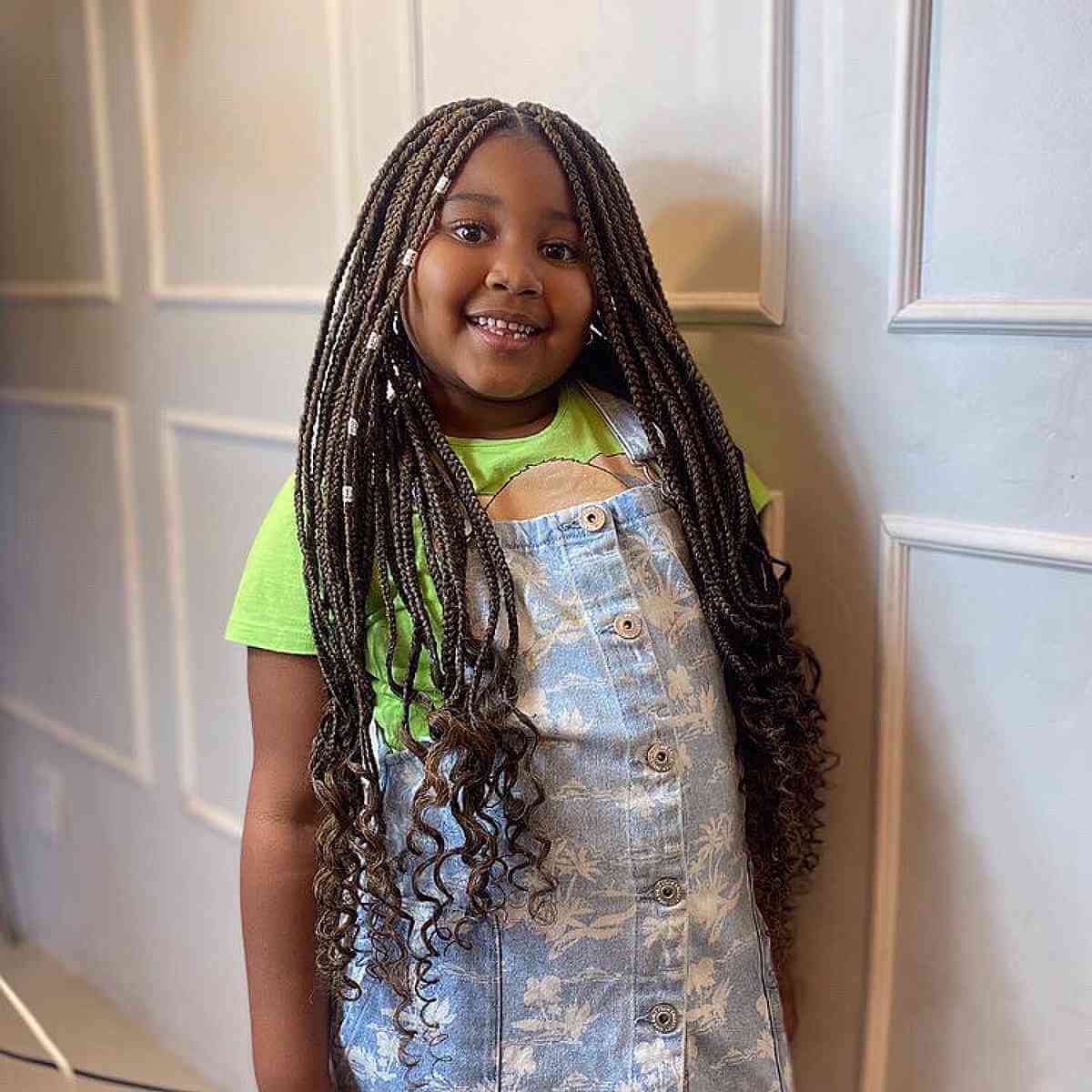 22 Hottest & Chic Box Braids for Kids - OD9JASTYLES
