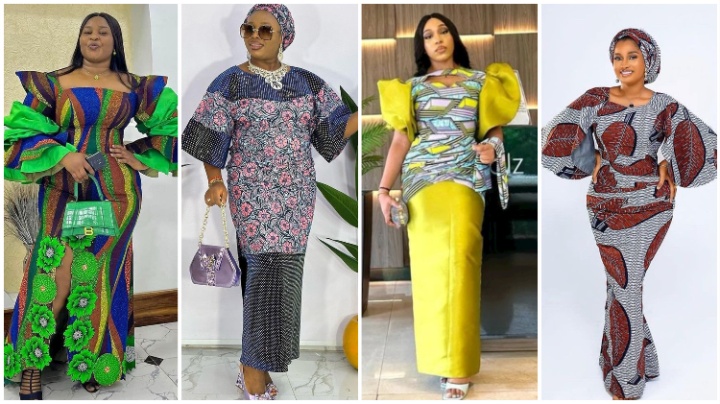 Gorgeous Ankara Native Gown for Ladies Suitable for Wedding Occasions ...