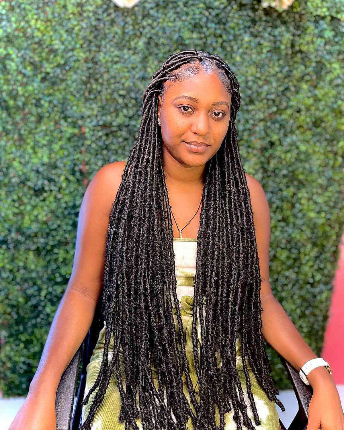 40 Hottest Ways to Style Faux Locs Hairstyle to Look Beautiful ...