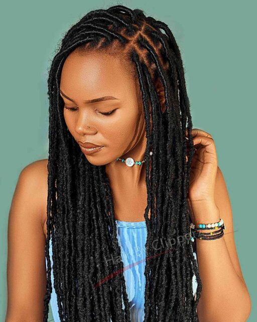 40 Hottest Ways to Style Faux Locs Hairstyle to Look Beautiful ...