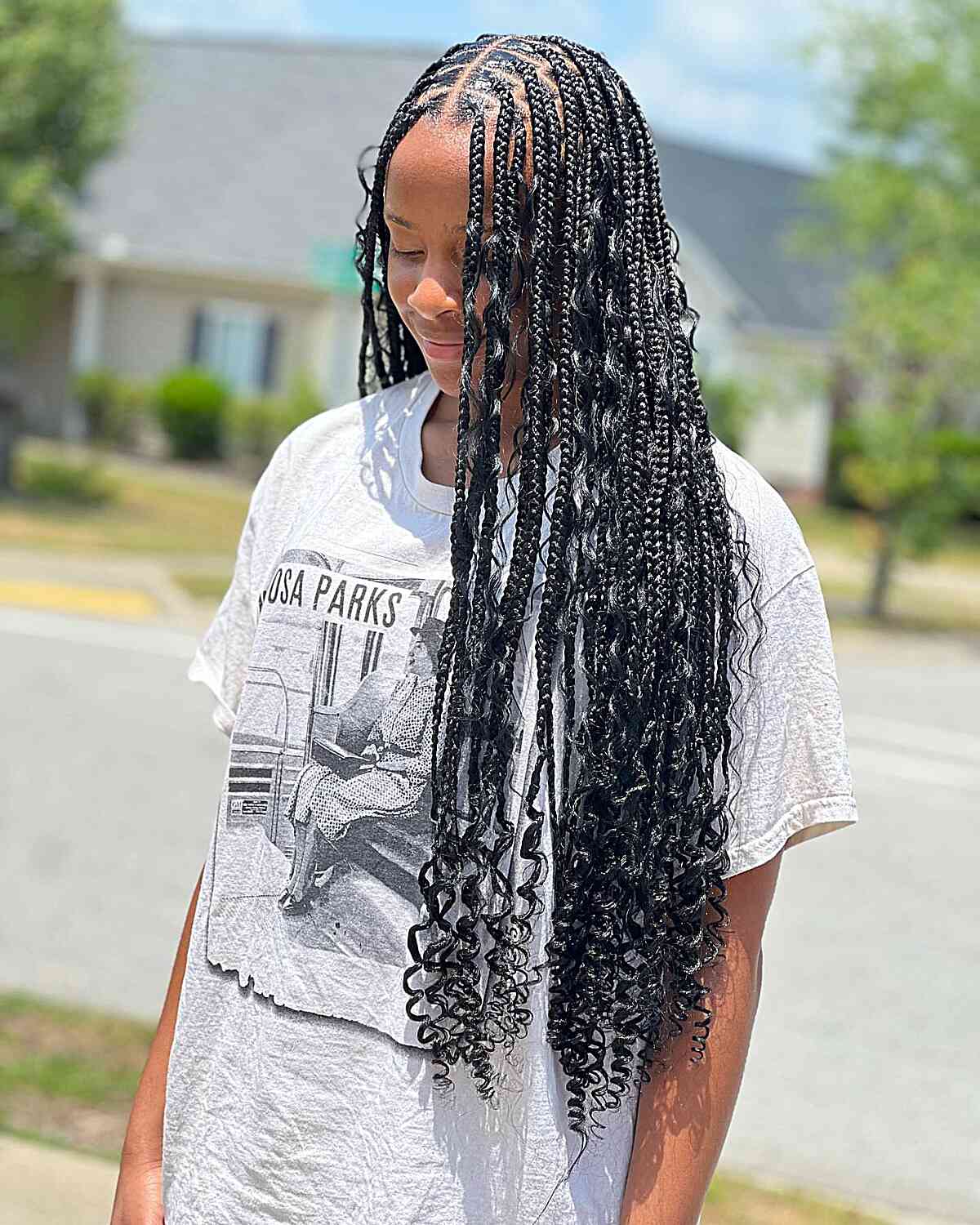 Boho Knotless Braids Are Hot Right Now – Here Are 25 Perfect Ideas ...